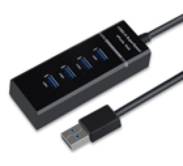 Stars Solutions USB HUB Stars Solutions 4 porta USB 3.0 na USB 3.0 crni
