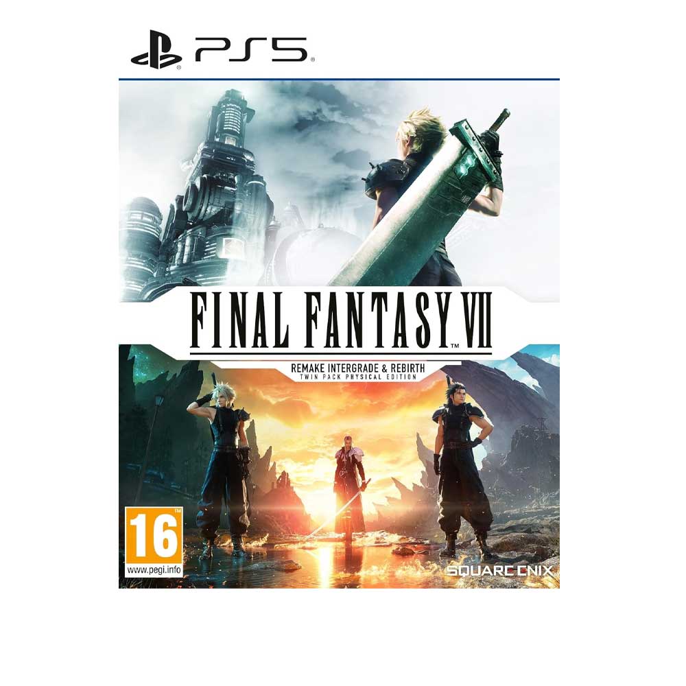 Square Enix PS5 Final Fantasy VII Remake Intergrade & Rebirth Twin Pack