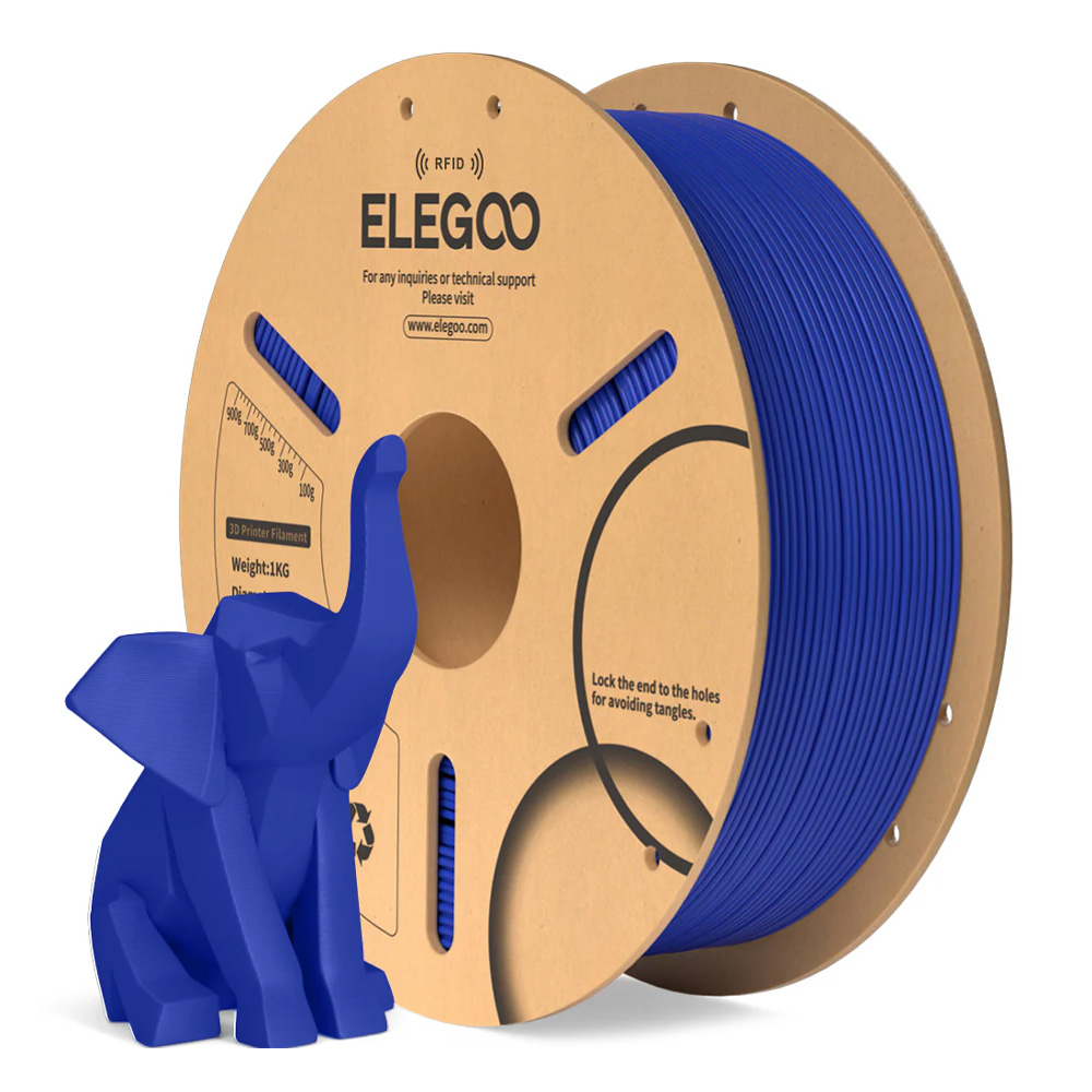 ELEGOO PLA Dark Blue 1,75 mm / 1000 g Paper Spool(RFID)