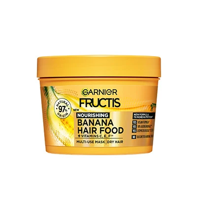 Garnier Fructis Hair Food Banana Maska, 390 ml