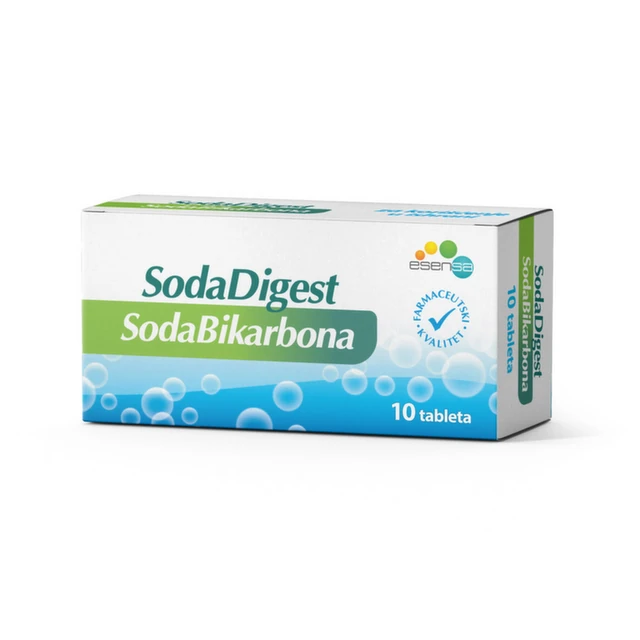 Sodadigest Soda bikarbona, 10 tableta
