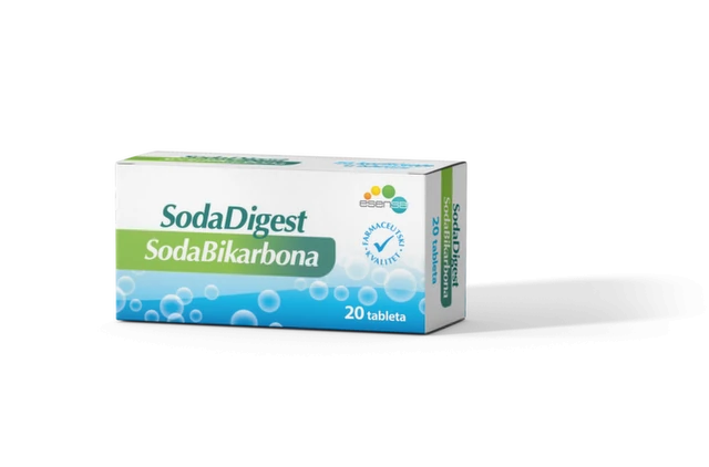 Sodadigest Soda bikarbona, 20 tableta