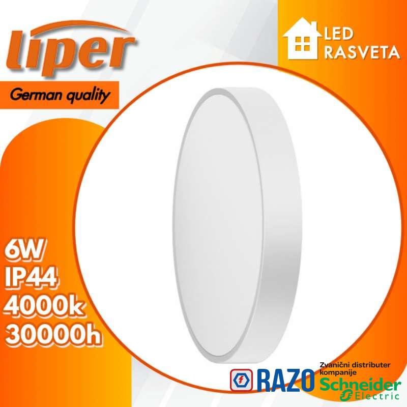 LED Panel nadgradni okrugli 6W 4000K