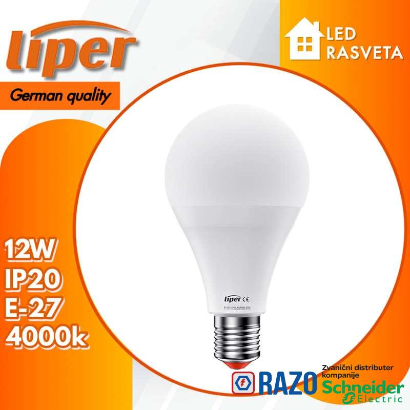 LED Sijalica E-27 12W 4000K 1200lm