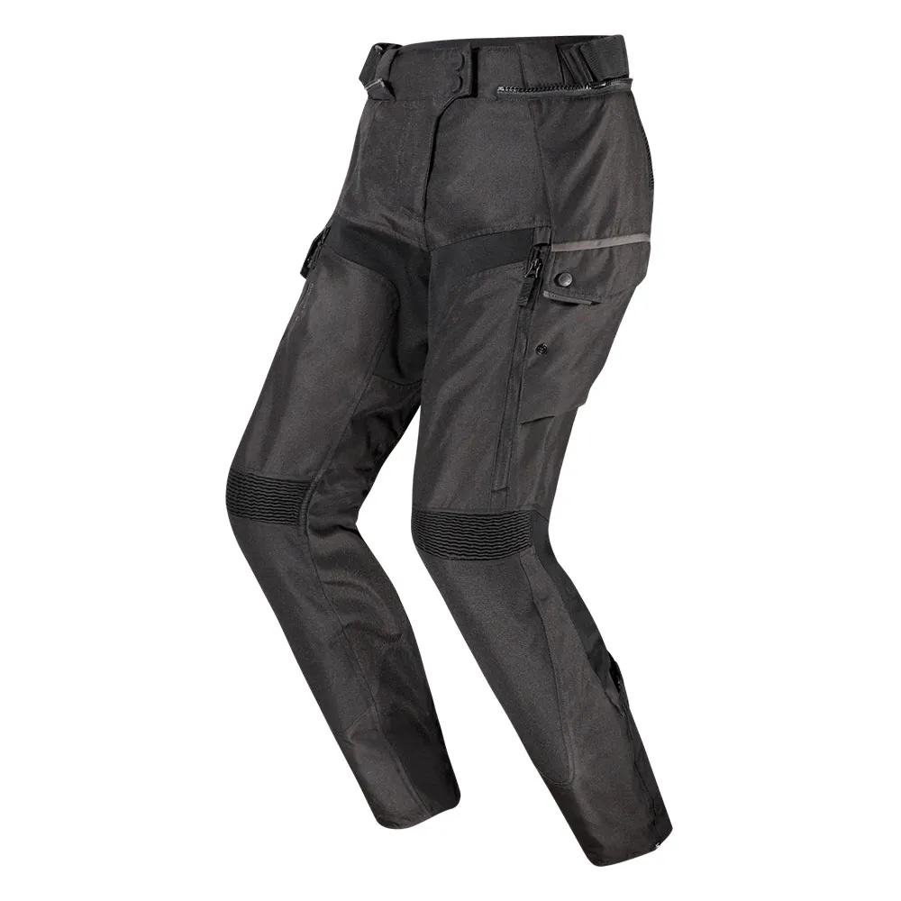 Moto pantalone LS2 TRAVEL SHORT ženske crno tamno sive kratke