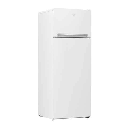 Kombinovani frižider Beko RDSA 240 K40 WN, Samostojeći, 177 l + 46 l, 146,5cm, Zamrzivač gore, Bela boja