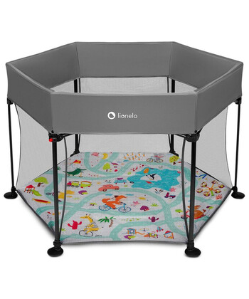 Lionelo Ogradica za bebe Roel - Grey