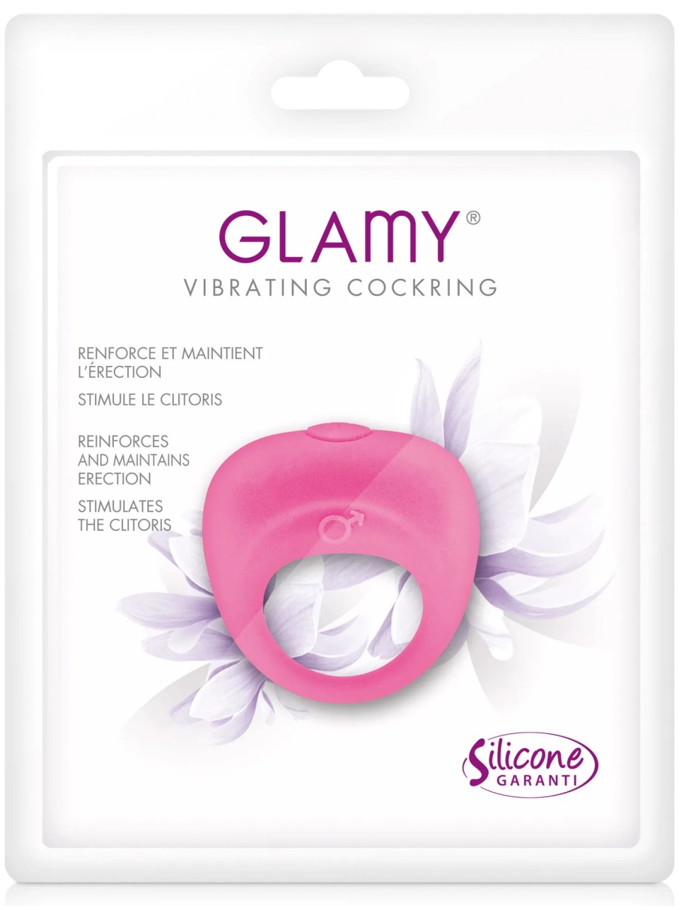 Vibro prsten | Glamy Cockring Pink