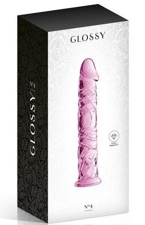 Stakleni dildo | Glossy 4 Pink