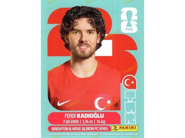 FIFA WORLD CUP 2026 broj TUR08 TUR8 (čitaj opis)