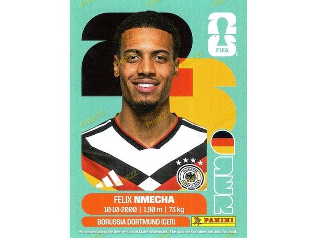 FIFA WORLD CUP 2026 broj GER12 (čitaj opis)