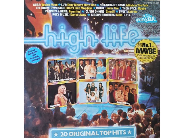LP  High Life  20 ORIGINAL TOP HITS
