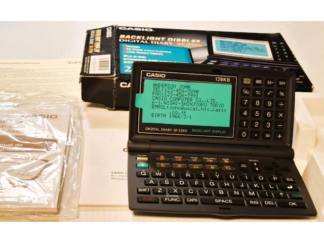 Casio Digital Diary SF-5580 128KB B digitalni dnevnik