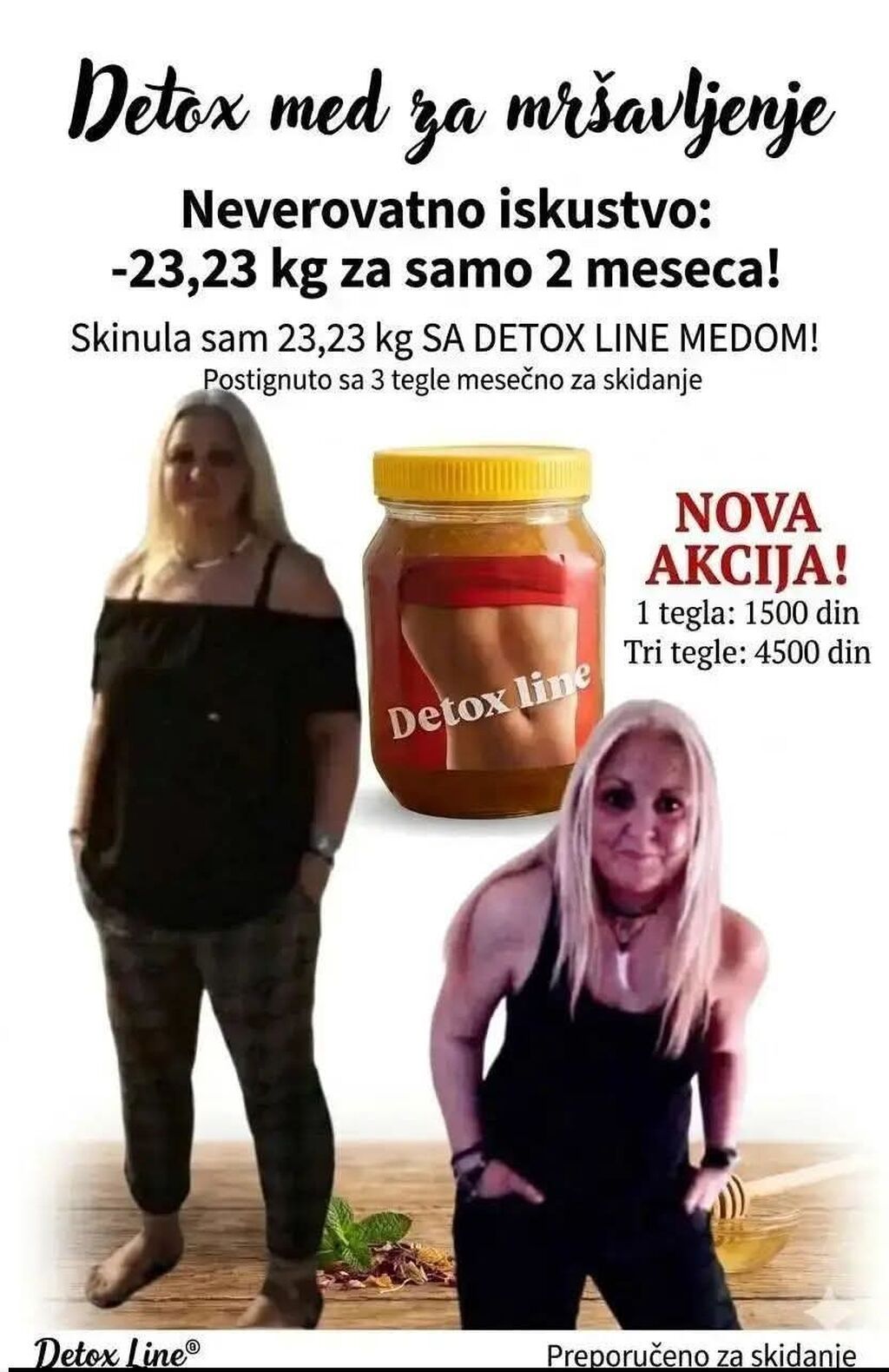 Uverite se da su rezultati moguci nakon mesec dana!!! Detox Line –