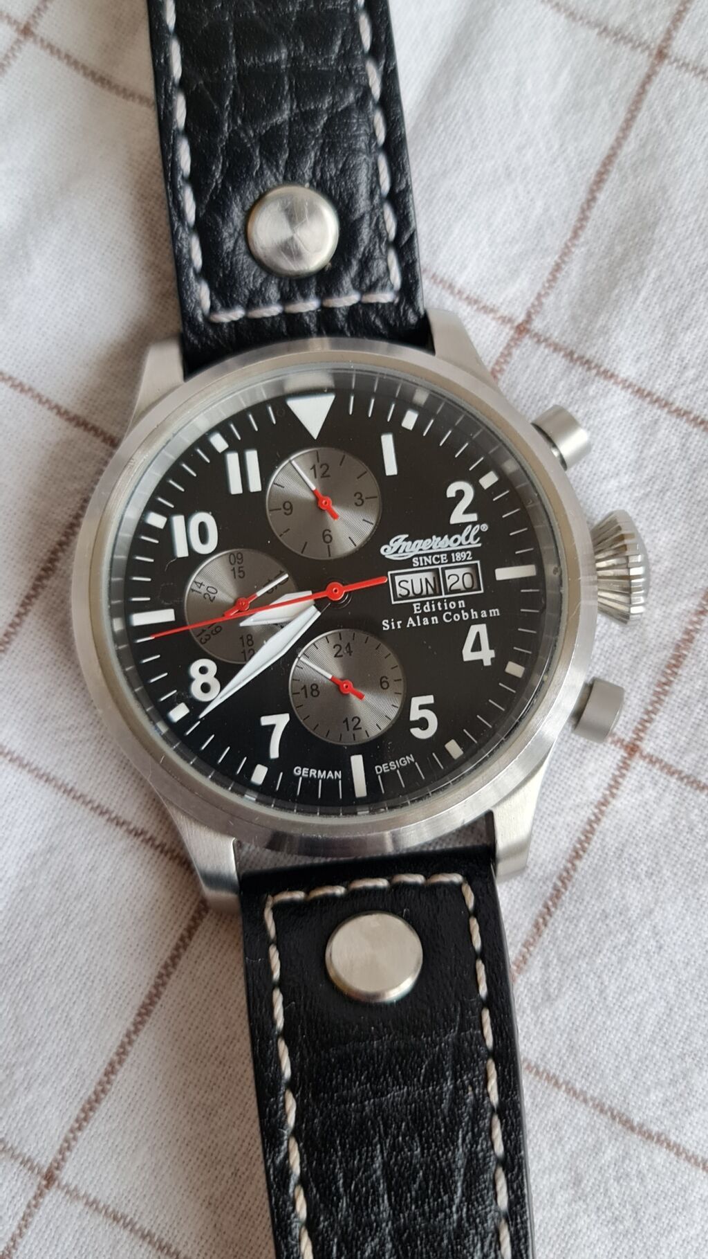 Ingersoll “Sir Alan Cobham” – pilotski hronograf - Kućište od