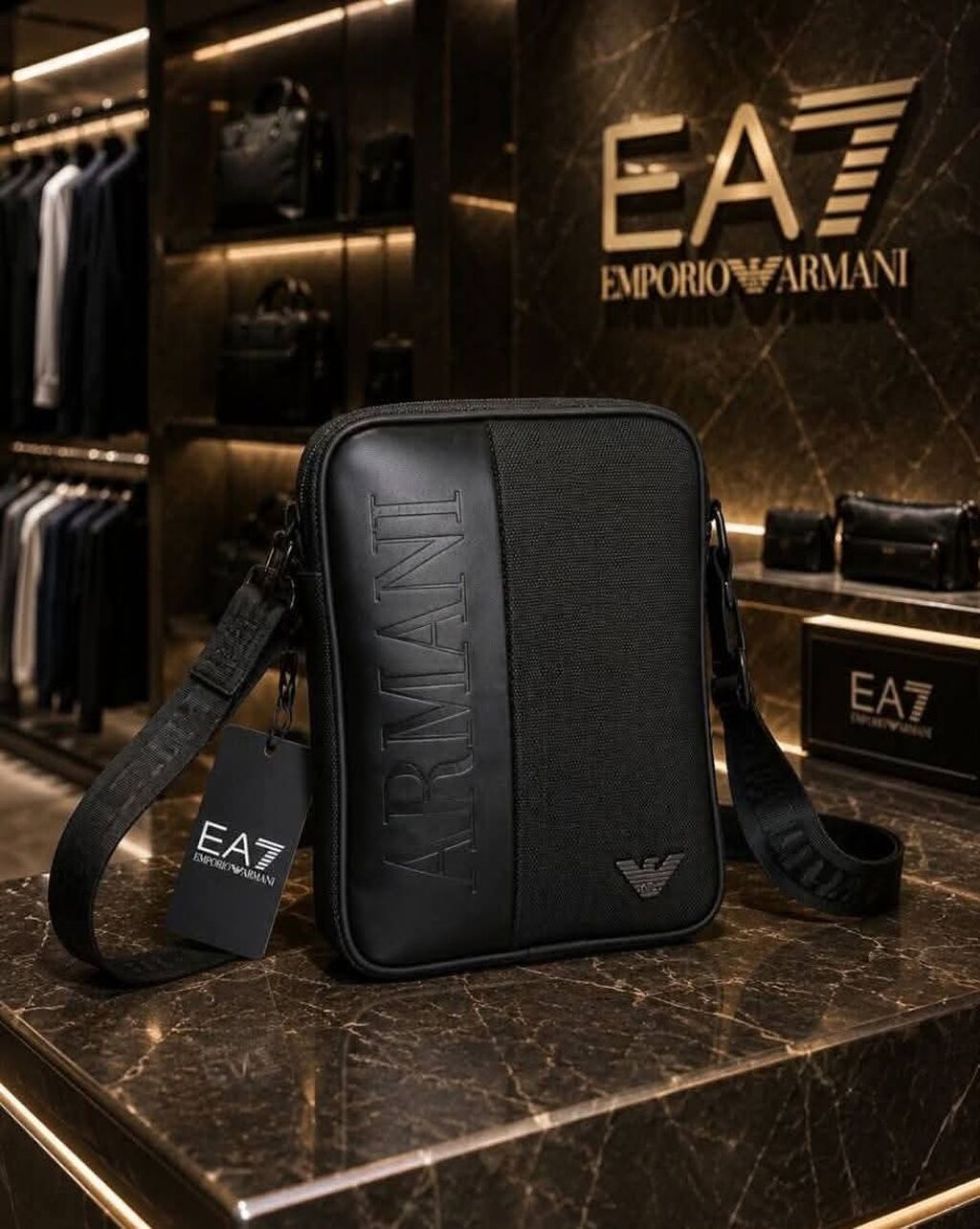 Muške crossbody torbe – premium modne kuće - Brendovi: EA7 Emporio