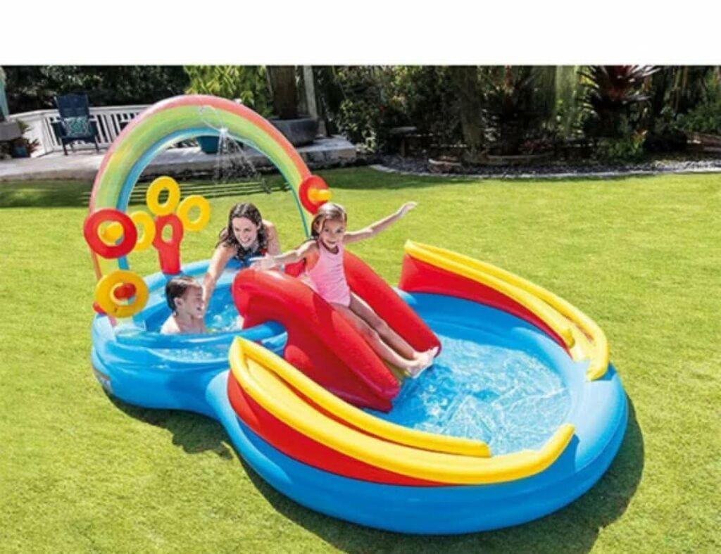 Intex bazen sa toboganom Baby DUGA! Ovaj zabavni bazen sa dimenzijama