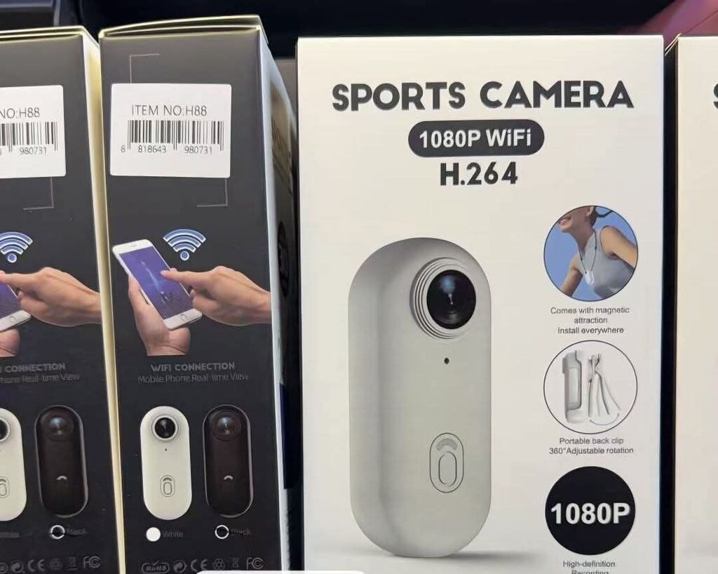 Sports kamera H.264 sa 1080P WiFi povezivanjem - Rezolucija: 1080P