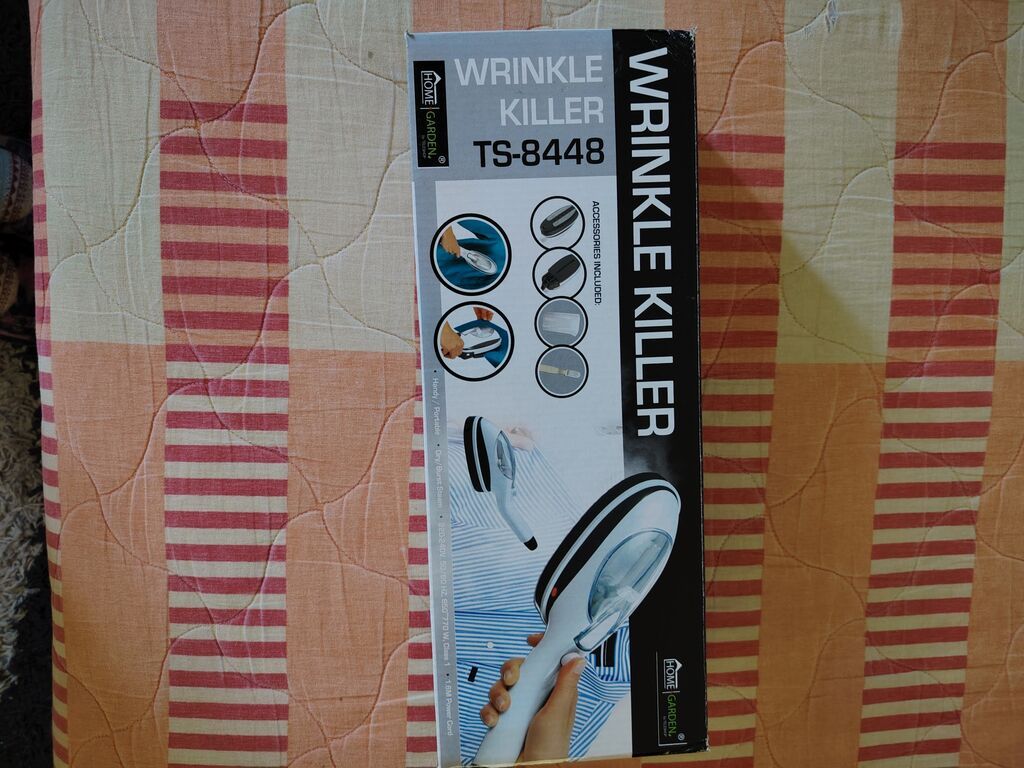 Ručni parni aparat za peglanje – WRINKLE KILLER TS‑8448 (Home Garden)