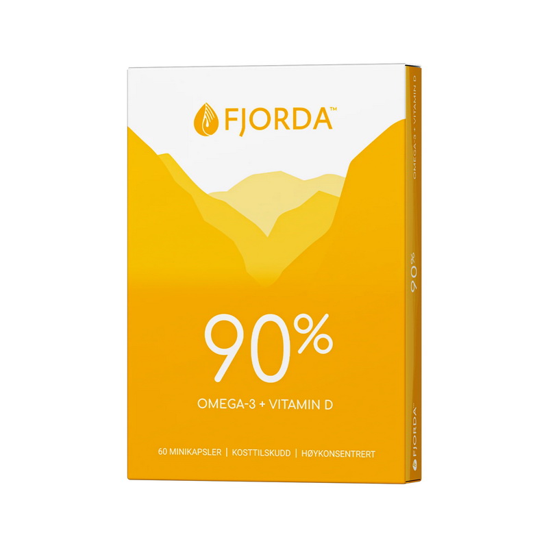 Fjorda 90% Omega-3 + Vitamin D