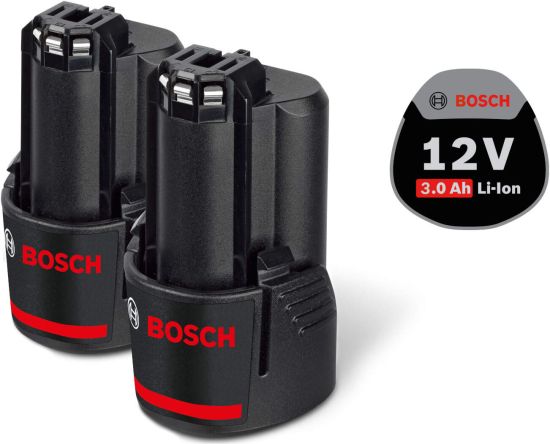 Akumulator - baterija 12V set Bosch 2 x GBA 12V 3,0Ah (1600A00X7D)