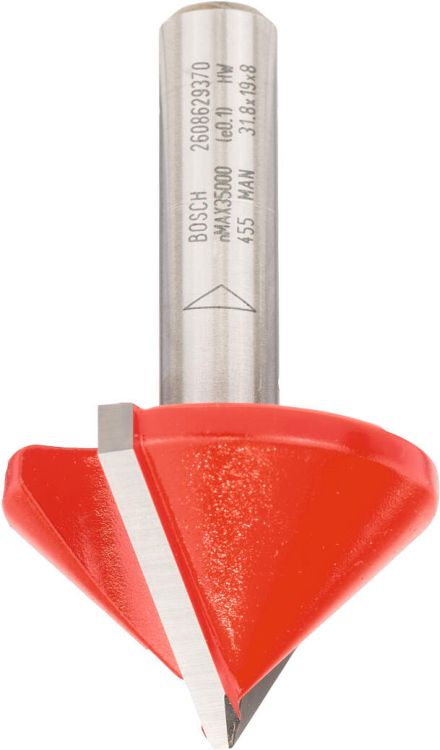 Bosch glodala za V-kanale 8 mm, D 31,8 mm, L 19 mm, G 51 mm, 90° - 2608629370