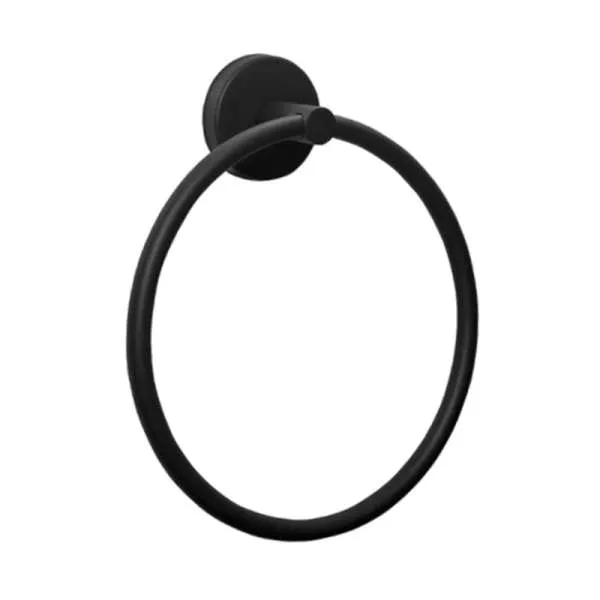 Drop crni mat O-ring držač peškira