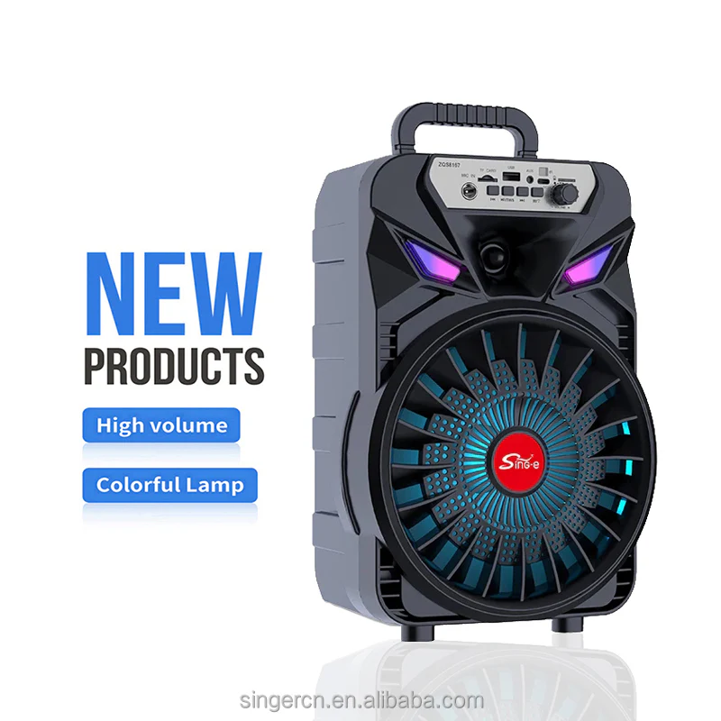 Bluetooth zvucnik karaoke 8 inca sa led svetlom BT-8106