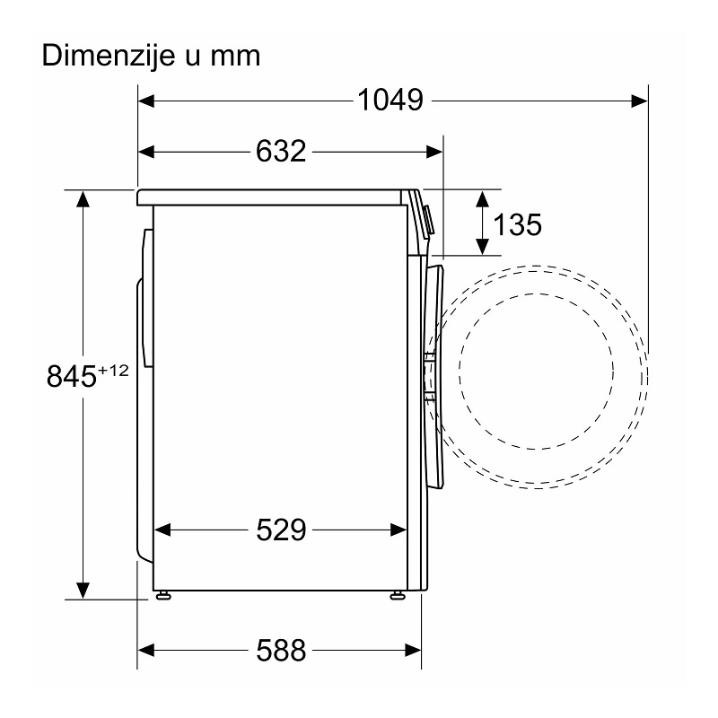 Bosch mašina za pranje veša WGG244Z4BY