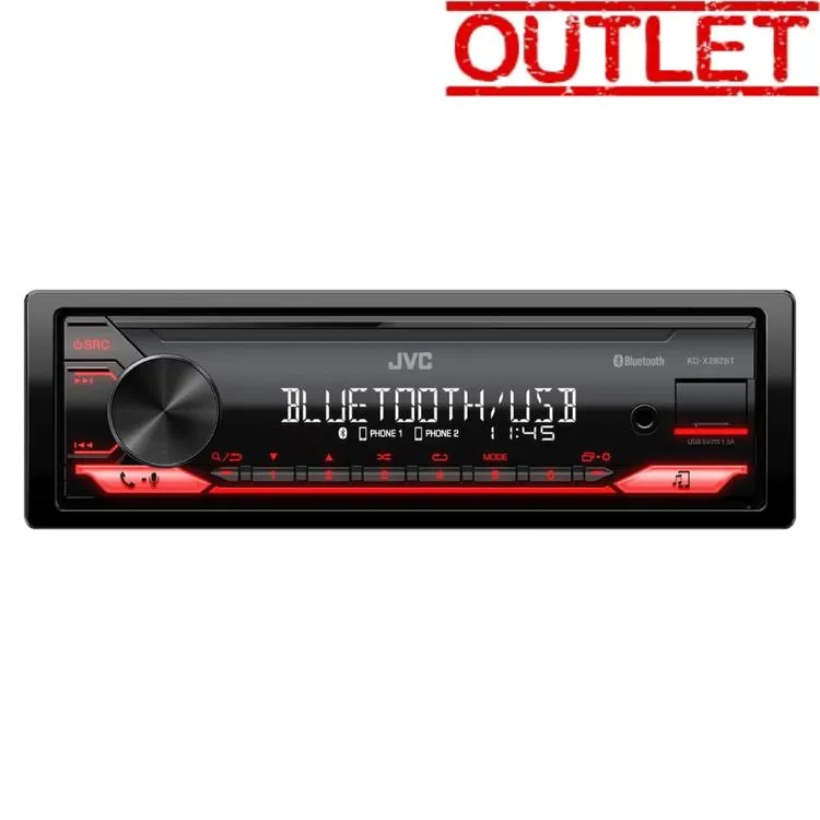 JVC KD-X282BT Auto radio OUTLET