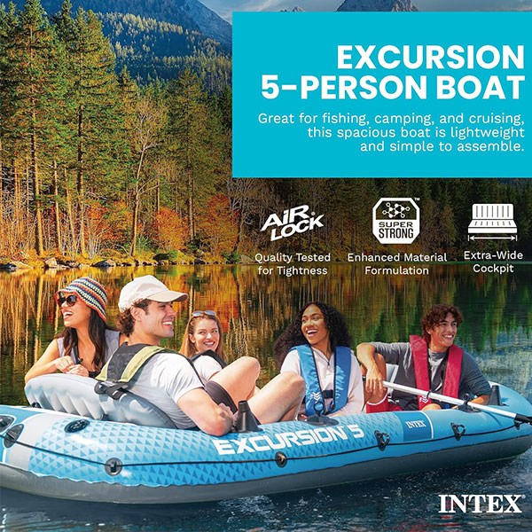 Čamac na naduvavanje Excursion™ 5 Intex 66325