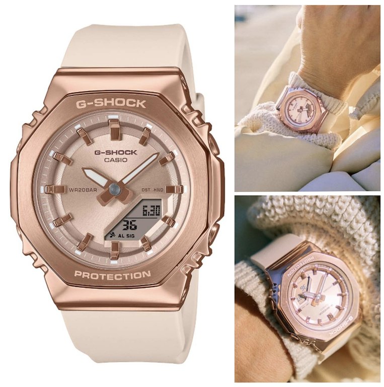 CASIO G-SHOCK GM-S2110PG-4A ženski sportski sat