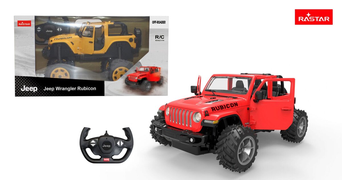 RASTAR R/C 1:14 JEEP Wrangler JL with Big foot design RS16119ID: EK000860057