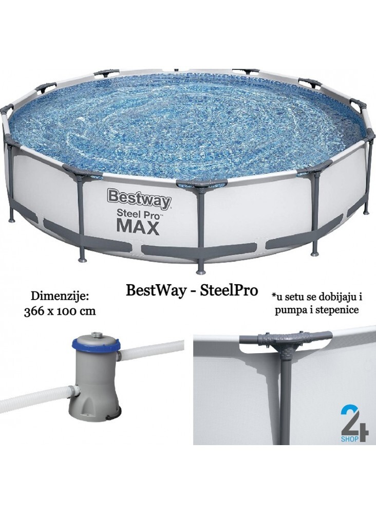 Bestway bazen Steel Pro Max 366x100 cmID: EK000160106