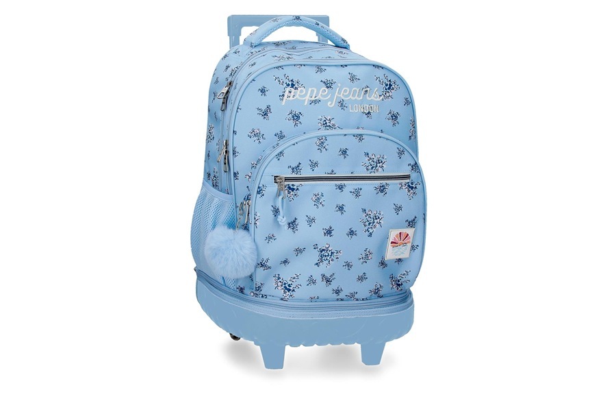 Pepe jeans olivia ranac za školu sa točkićima - sky blue 60.829.42ID: EK000860545