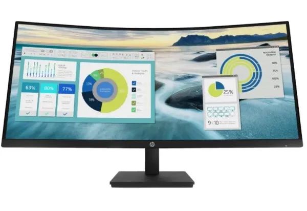 Monitor 34" HP P34hc G4 VA 3440x1440/60Hz/5ms/HDMI/USB Type-C crni