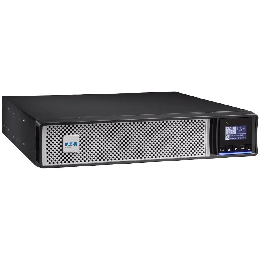 Eaton UPS 5PX Gen2 Rack 2U/Tower 1500W/1500VA; Input C14; Output C13x 8; Multilingual graphical LCD display; USB port; Serial port (RS232); Dry contacts (3 outputs, 1 input, optocoupler, DB9); Rac...