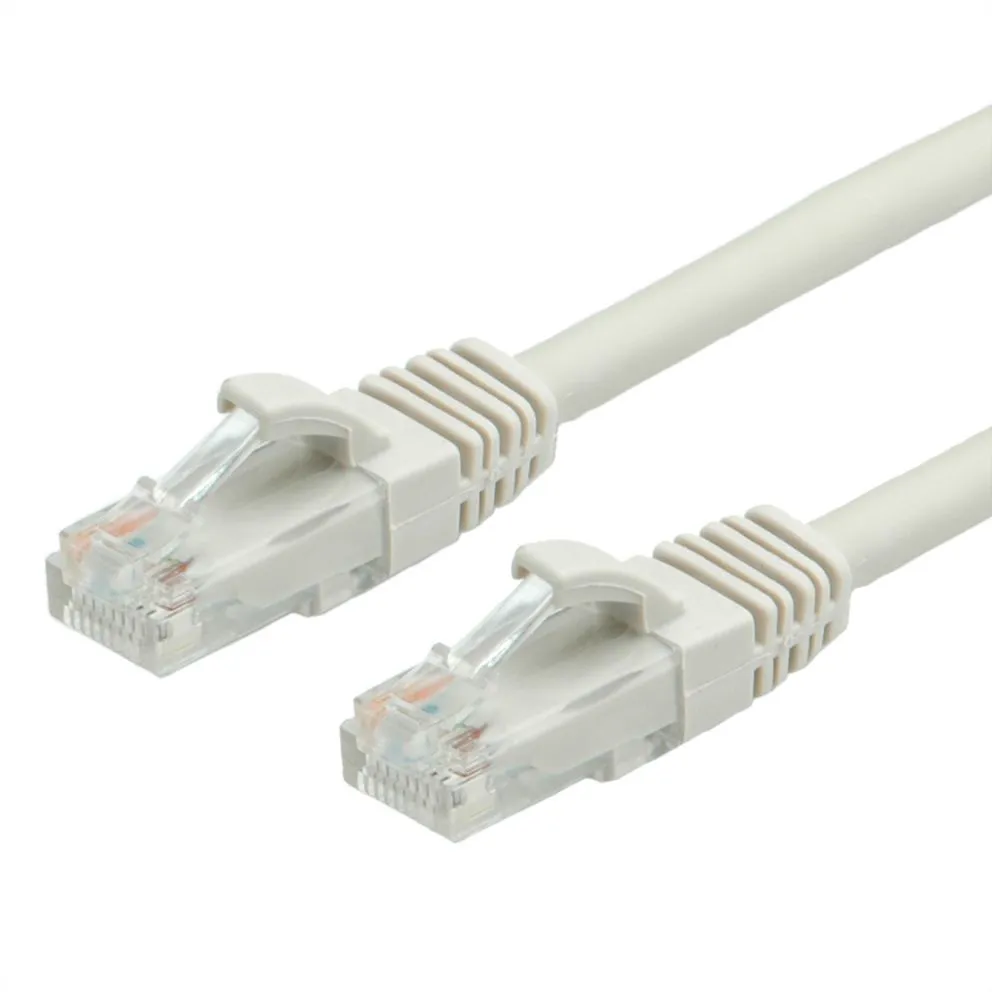 Secomp Value UTP Patch Cord Cat.6A Class EA grey 0.3m