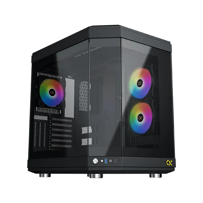 Xigmatek CUBI(BK, EATX, U3x1+Type C, dolazi sa 6 ventilatora i kontrolerom