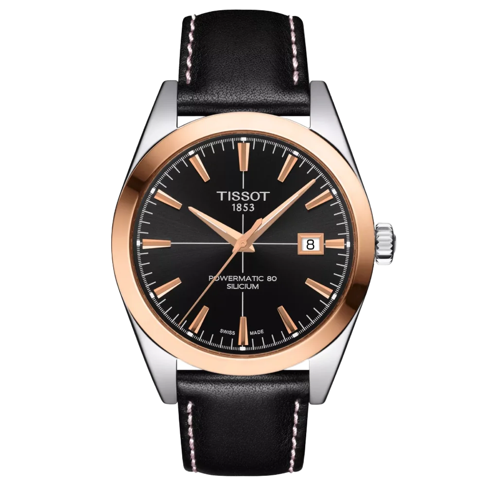 T927.407.46.051.00 TISSOT GENTLMAN GOLD BEZEL RUČNI SAT