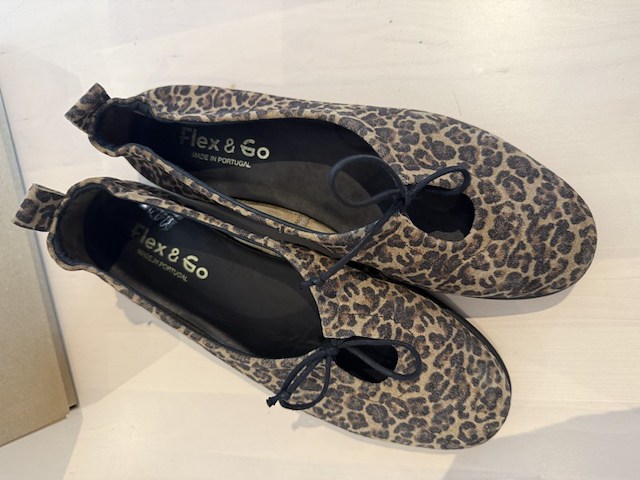 FLEX &;; GO kožne leopard baletanke