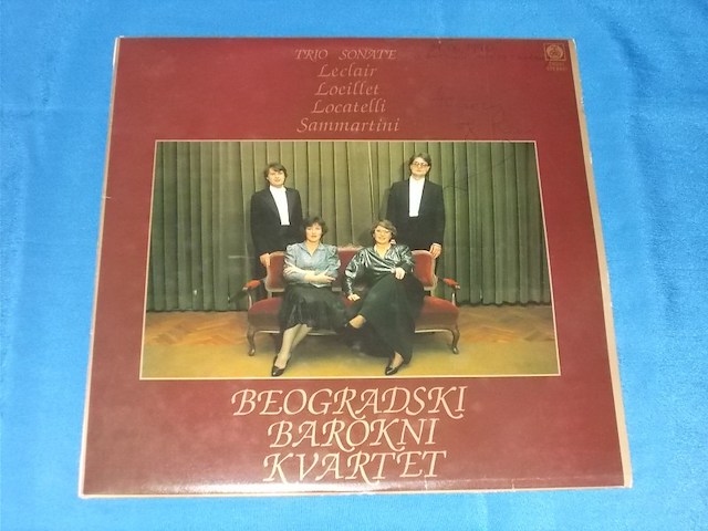 Beogradski barokni kvartet - Trio sonate ODLIČNA
