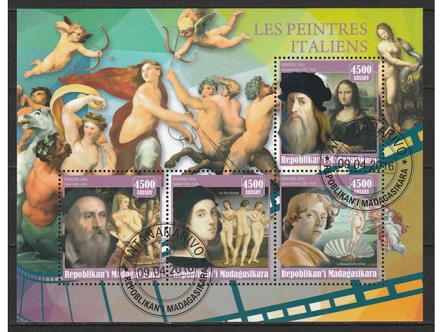 Leonardo da Vinči, Ticijan, Rafael, Botičeli