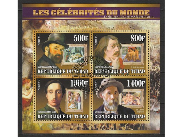 Pol Sezan, Pol Gogen, Edgar Dega, Ogist Renoar