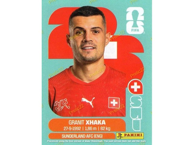 FIFA WORLD CUP 2026 broj SUI09 SUI9 (čitaj opis)