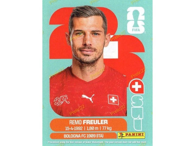 FIFA WORLD CUP 2026 broj SUI11 (čitaj opis)