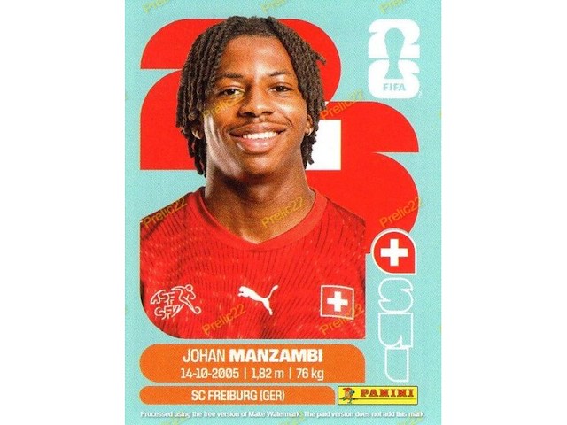 FIFA WORLD CUP 2026 broj SUI15 (čitaj opis)