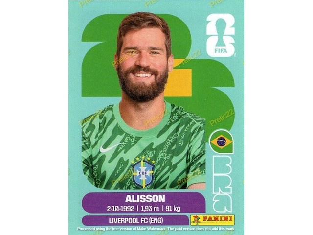 FIFA WORLD CUP 2026 broj BRA02 BRA2 (čitaj opis)