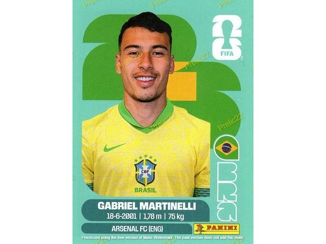 FIFA WORLD CUP 2026 broj BRA18 (čitaj opis)