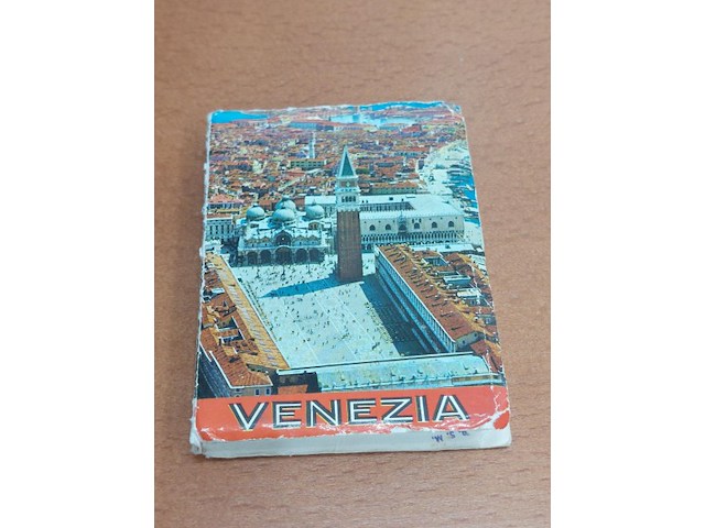 Leporelo razglednica Venecija